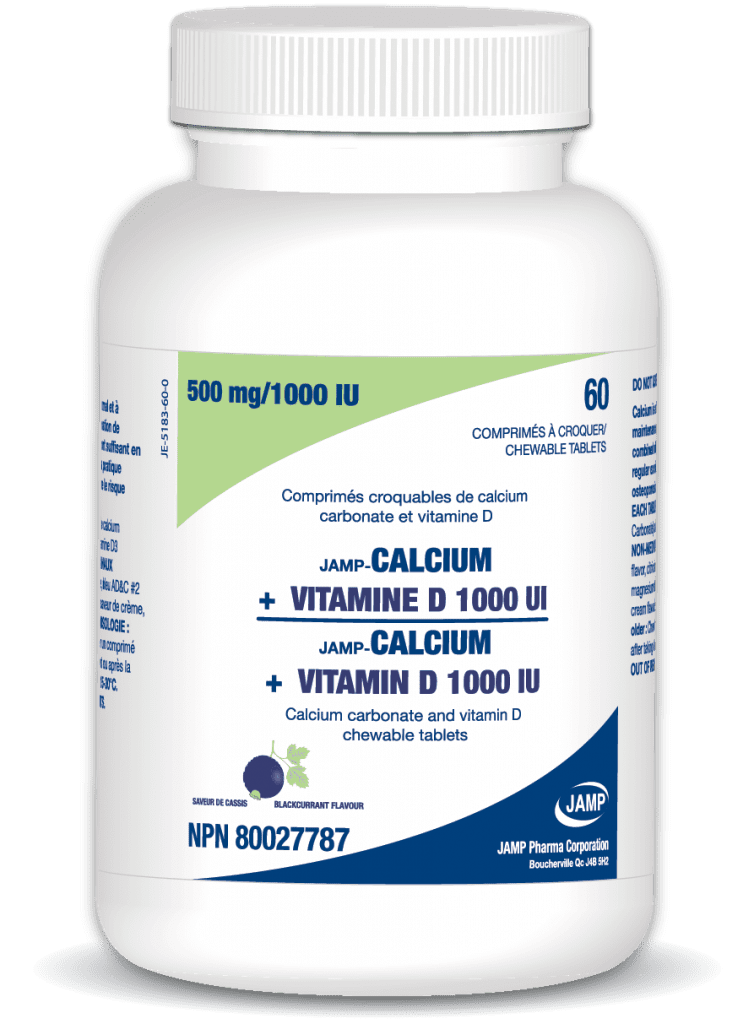 Jamp Calcium Vitamin D 1000 IU Beta Pharmacy
